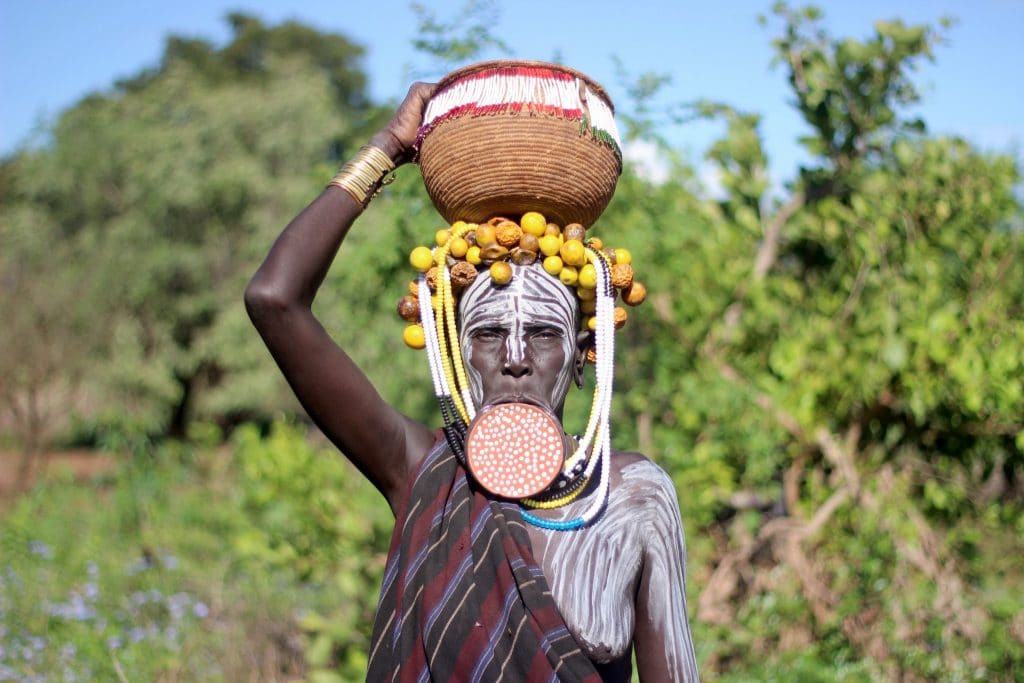 Mursi Women Redefine Beauty With Clay Plates